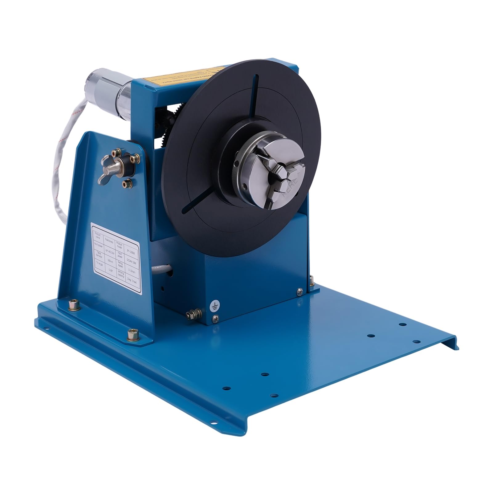 Rotary Welding Positioner Turntable Table 10KG 22LB Welding Positioner Positioning Turntable 0-90° Welder Positioner Turntable Machine 2-20RPM Adjustable Speed Positioning Rotary Turn Table