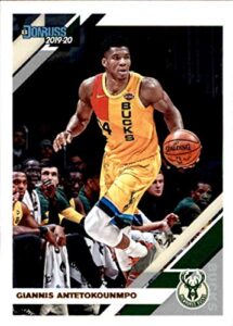 2019-20 donruss #113 giannis antetokounmpo milwaukee bucks basketball card