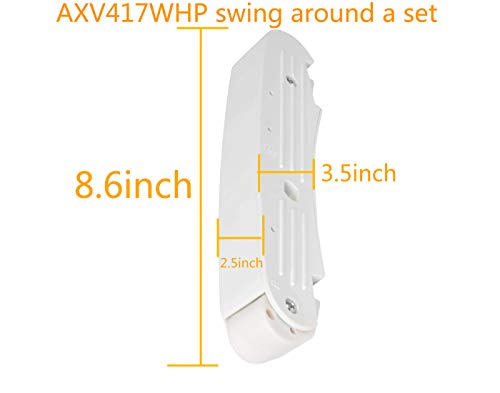 2023 𝙐𝙥𝙜𝙧𝙖𝙙𝙚 AXV417WHP Pool Cleaner Pod Swing Kit,AXV604WHP Front and Rear Bezels, White AXV414P Pod Shoes Compatible with Hayward Navigator Pool Vac Ultra Pool Cleaner Parts