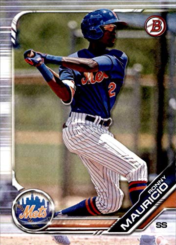 2019 Bowman Draft Baseball #BD-62 Ronny Mauricio New York Mets Official MLB Trading Card produced by Topps