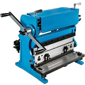 bestequip sheet metal brake 3-in-1 12-inch,shear press brake 20-gauge capacity,combination sheet metal machine solid construction,shears and slip roll machine for shear bending rolling