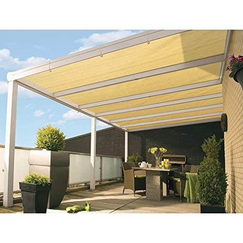 DOEWORKS Shade Cloth, 8'x10' UV Block Sun Shade Canopy with Grommets for Outdoor Pergola, Patio, Garden Deck