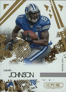 2009 donruss rookies and stars longevity #32 calvin johnson nfl football trading card