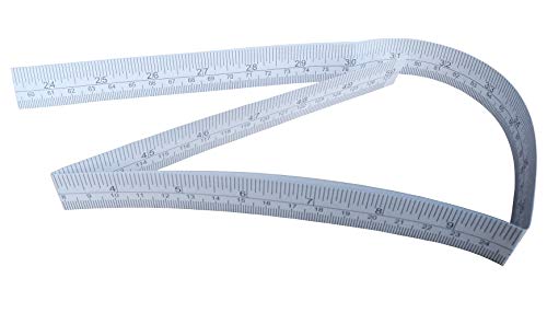 FixtureDisplays® 50" Paper Tape Measure Disposable Infant Head Ruler Physical Team Sports Measure 15053-100PK-NF