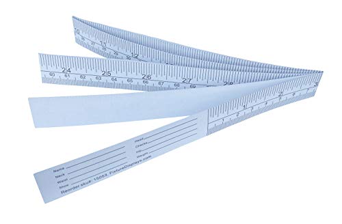 FixtureDisplays® 50" Paper Tape Measure Disposable Infant Head Ruler Physical Team Sports Measure 15053-100PK-NF