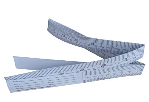 FixtureDisplays® 50" Paper Tape Measure Disposable Infant Head Ruler Physical Team Sports Measure 15053-100PK-NF