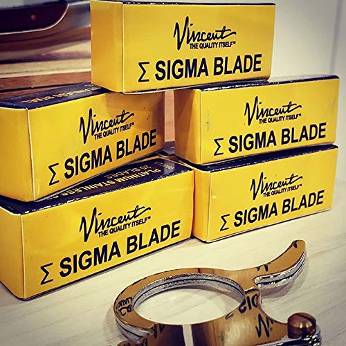 Vincent Sigma Blade 35mm Single Edge Platinum Coated Stainless Steel