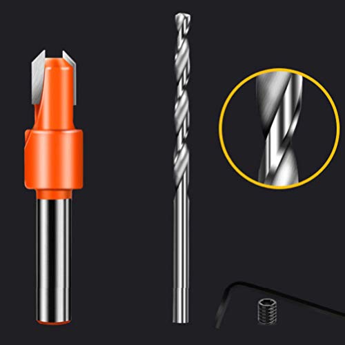 ULTECHNOVO 3pcs Self Tapping Screw Woodworking Countersink Tools Countersink Tool for Wood Drill Taper Hole T Tool Countersink Drill Bit for Wood Hole Drill Bit Salad Drill Wood Screw