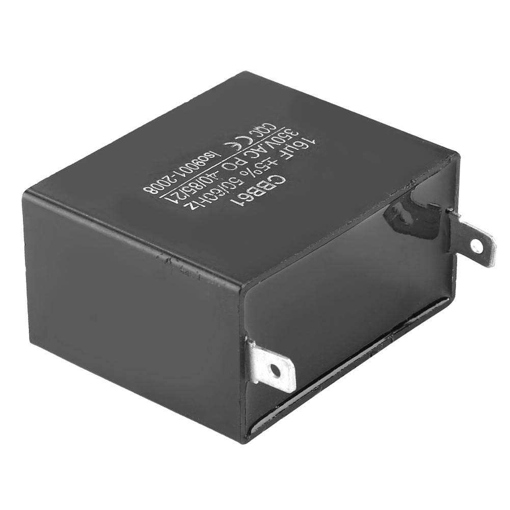 CBB61 Capacitor，350VAC 16uF Motor Running Starting Capacitor Generator，50/60Hz Start Capacitor Run Capacitor，for Brushless Gas & Generators