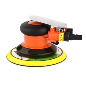 zhongan 6" pneumatic air random orbital sander for wood working, heavy duty pneumatic polishing tool