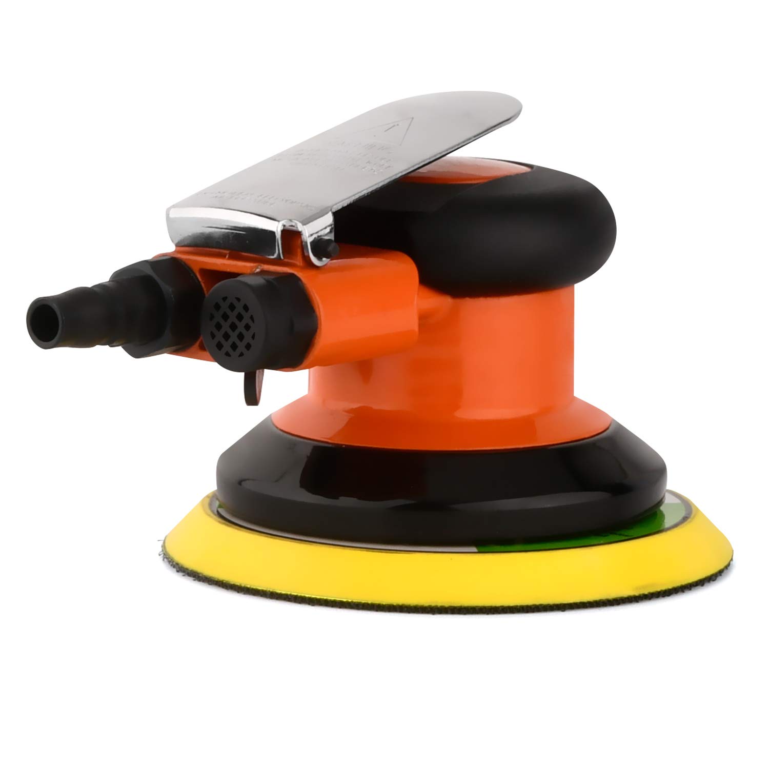 ZHONGAN 6" Pneumatic Air Random Orbital Sander for Wood Working, Heavy Duty Pneumatic Polishing Tool