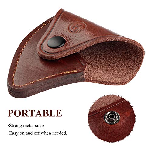 Kosibate for T-Hawk Leather Sheath, Fits for Woods Chogan, Kangee, Nobo, Tomahawks D2730-1