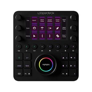 loupedeck creative tool - professional custom editing console for photo, video, music and design