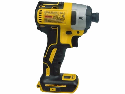 Dewalt DCF887B 20-Volt MAX XR Lithium-Ion Cordless Brushless 3-Speed 1/4 Inch Impact Driver (Tool-Only) (Non-Retail Packaging) (Renewed)