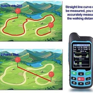 Handheld GPS Survey Equipment, BEVA GPS Land Measuring Instrument, Mini Handheld GPS Units for Mountainous Land, Slope and Flat Field