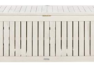 Safavieh PAT7037C Outdoor Abri White Storage Cushion Box