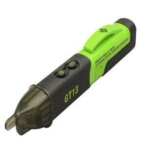 greenlee gt13 non-contact self-test voltage detector, 50v - 1000v ac,black