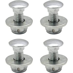 4PK 710-0451 784-5581A 5/16-18" Stainless Steel Hex Skid Shoe Mounting Bolts for Cub Cadet MTD 736-0242 712-04063 784-5580 Snow Blowers Parts