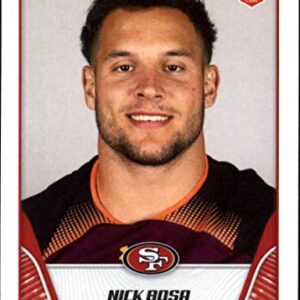 2019 Panini NFL Sticker Collection Base Insert #70 Nick Bosa San Francisco 49ersRC Rookie (Standard Size and Stock Football Trading Card)