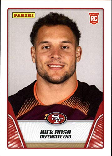 2019 Panini NFL Sticker Collection Base Insert #70 Nick Bosa San Francisco 49ersRC Rookie (Standard Size and Stock Football Trading Card)