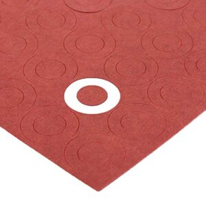 Maxmoral 200pcs 18650 Lithium Battery Insulator Rings Hollow Paper Pad Electrical Insulation Ring Adhesive Cardboard Sticker(Red+Green)