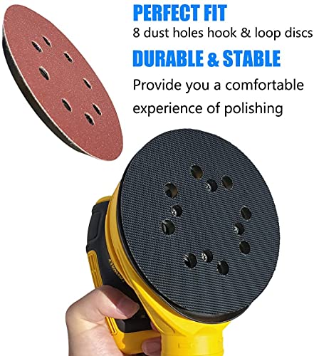 Replacement Sander Pad for DeWalt DWE6423/6423K, DWE6421/6421K, DCW210B Random Orbital Sander - 5" Hook-&-Loop Sadner Pad