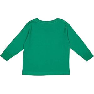 inktastic Gran Loves Me- Cute Sheep Toddler Long Sleeve T-Shirt 4T Kelly Green 34adc