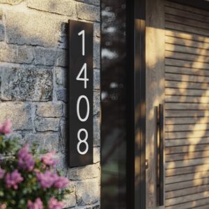 house numbers | vertical and horizontal mode | house address plaques | gift for new house | address sign | modern house numbers | custom address sign | housewarming gift | address plaque sign