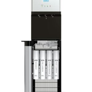 Brio Self Cleaning Bottleless Water Cooler Dispenser, UL Approved, Stainless Steel, Point of Use Drinking Water Filter, Hot, Cold, and Room Temperature