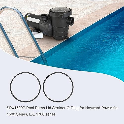 onlineseal Replacement SPX1500P Pool Pump Lid Strainer O-Ring Suitable for Hayward Power-flo 1500 Series, LX, 1700 Series（4/Pack）