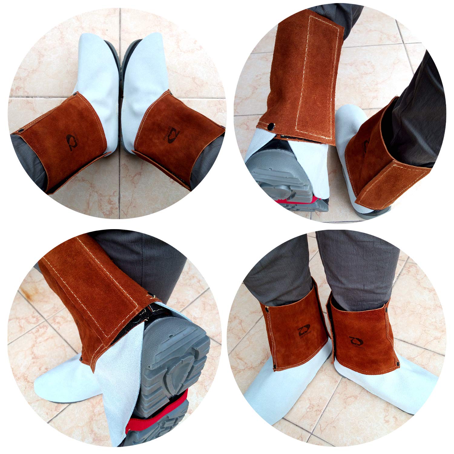 ZaoProteks ZP3003 Welding Spats, Welding Boot Protectors, Welding Shoe Cover, Welding Gaiters