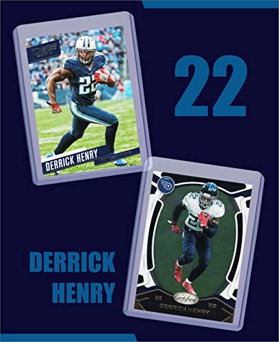 Derrick Henry Football Cards Assorted (5) Bundle - Tennessee Titans Trading Card