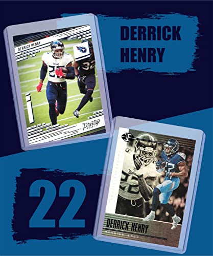 Derrick Henry Football Cards Assorted (5) Bundle - Tennessee Titans Trading Card