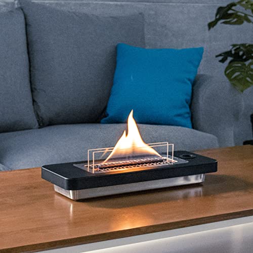 LOVINFLAME Mountain Tabletop Fire Pit for Indoor and Outdoor, Wind Resistant Tabletop Fireplace for Balcony and Patio Decor, Smokeless Fire Pit Only Used with LOVINFLAME Ethanol-Free Fuel