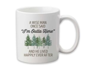 canary road i'm outta here retirement mug | divorce gift men | retirement gift for men | retirement party decor | coworker retirement | retiree gift | boss retirement