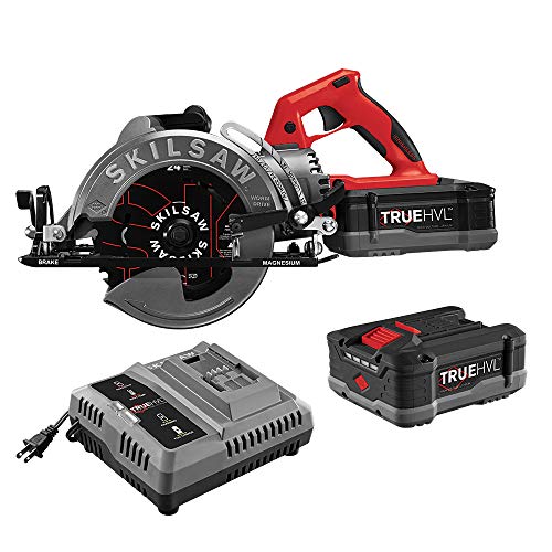 SKIL 48V 7-1/4" TRUEHVL Cordless Worm Drive Skilsaw Circular Saw Kit with 2 TRUEHVL Batteries - SPTH77M-21