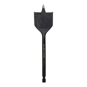 disston 1 1/2" threaded spade bit 10x faster than standard spade bit, 6" long, e0102691