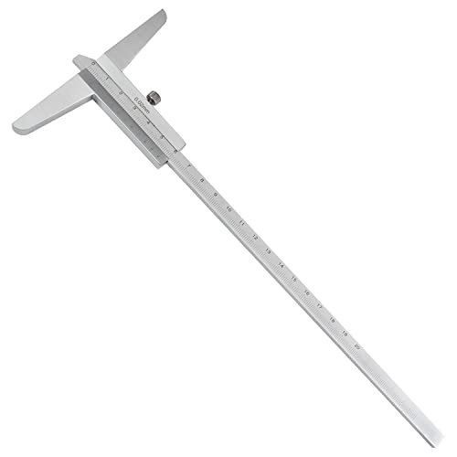 Utoolmart Depth Gauge Vernier Caliper 200mm X 0.02mm Carbon Steel Measuring Tool 1Pcs