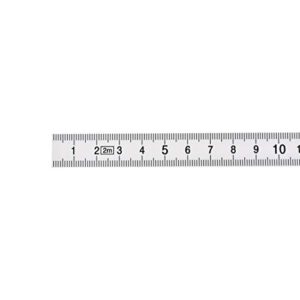 uxcell Folding Ruler 2 Meters 10 Fold Metric Measuring Tool ABS for Woodworking Engineer White