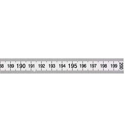 uxcell Folding Ruler 2 Meters 10 Fold Metric Measuring Tool ABS for Woodworking Engineer White