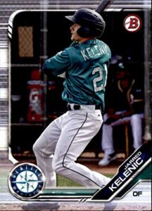 2019 bowman draft #bd-2 jarred kelenic rc rookie seattle mariners mlb baseball trading card