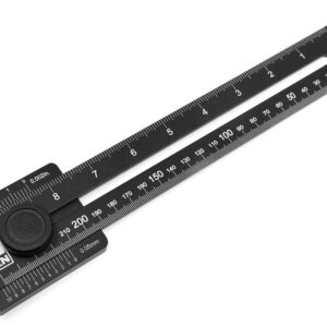 WEN ME251R 10-Inch Aluminum Offset Marking Gauge and Layout Tool with Laser-Etched Scale