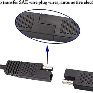 zdyCGTime 4Pack SAE Connector SAE Polarity Reverse Adapter 1.9"x0.28" Gender Charger, Solar Panel Battery Power Charger SAE Male to Male Plug Changer Adapter