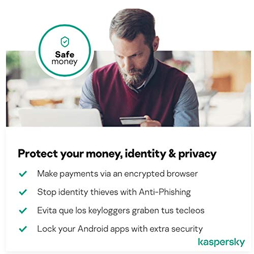 Kaspersky Anti-Virus 2023 | 3 Devices | 1 Month | PC | Amazon Subscription - Monthly Auto-Renewal