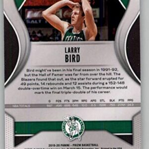 2019-20 Prizm NBA #16 Larry Bird Boston Celtics Official Panini Basketball Trading Card