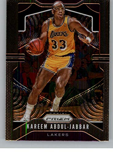 2019-20 Prizm NBA #20 Kareem Abdul-Jabbar Los Angeles Lakers Official Panini Basketball Trading Card