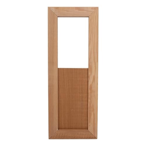 Fdit Cedar Sauna Gable Vent Kit Square Sauna Room Air Vent Grille Wooden Ventilation Louvers Sauna Room Ventilation Louvers Accessory for Sauna Room and Swimming Pool