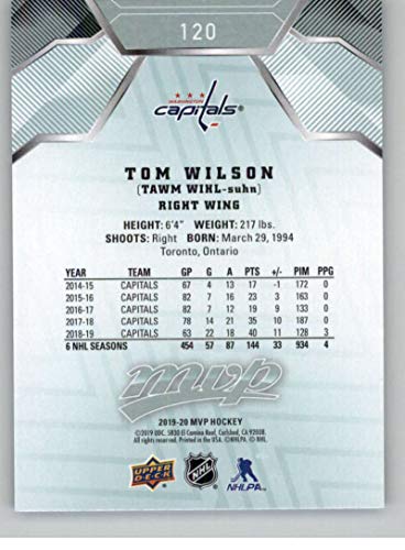 2019-20 Upper Deck MVP Hockey #120 Tom Wilson Capitals