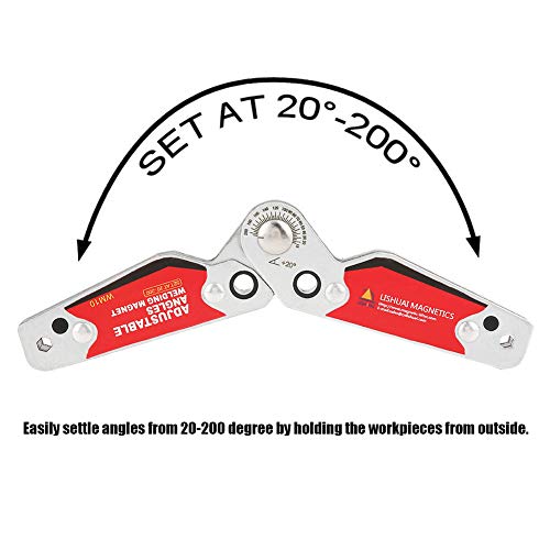 Nitrip °-200° Adjustable Angles Welding Magnet Magnetic Welding Holder Welder Tool Accessories