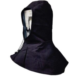 CHDHALTD Welding Hood Denim Fabric Welding Head Neck Shoulder Protective Hood Cap Practical Flame Welders Helmet